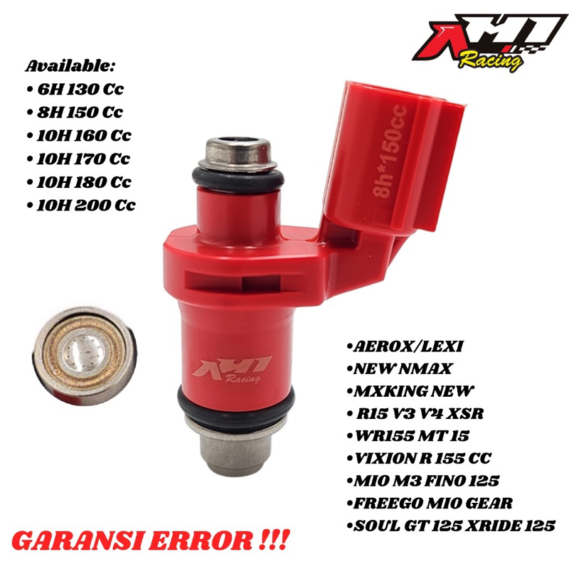 Jual INJECTOR INJEKTOR AH1 RACING MXKING NEW V2 NEW NMAX AEROX OLD AEROX NEW LEXI MIO M3 NEW R15 ...