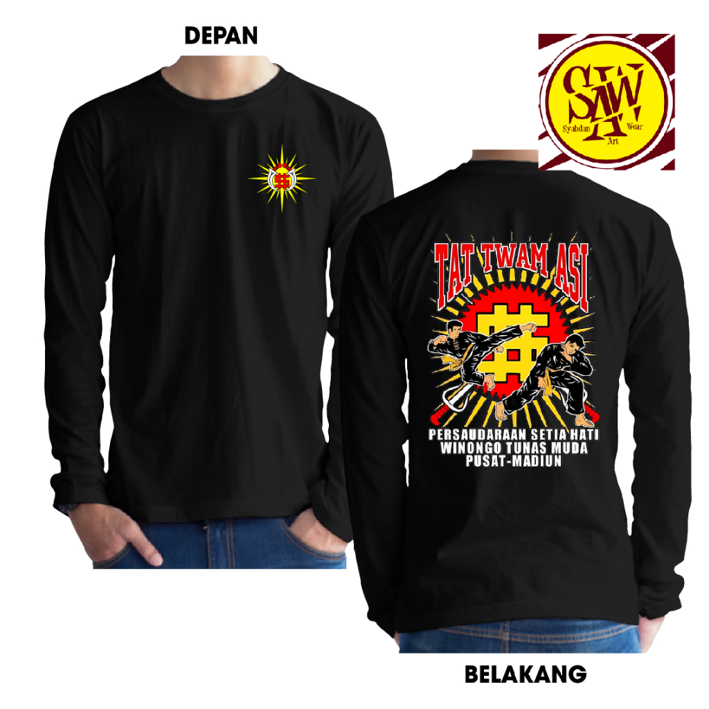Jual KAOS TAT TWAM ASI SH WINONGO TUNAS MUDA KAOS LENGAN PANJANG LOGO ... Jual KAOS TAT TWAM ASI SH WINONGO TUNAS MUDA KAOS LENGAN PANJANG LOGO ...