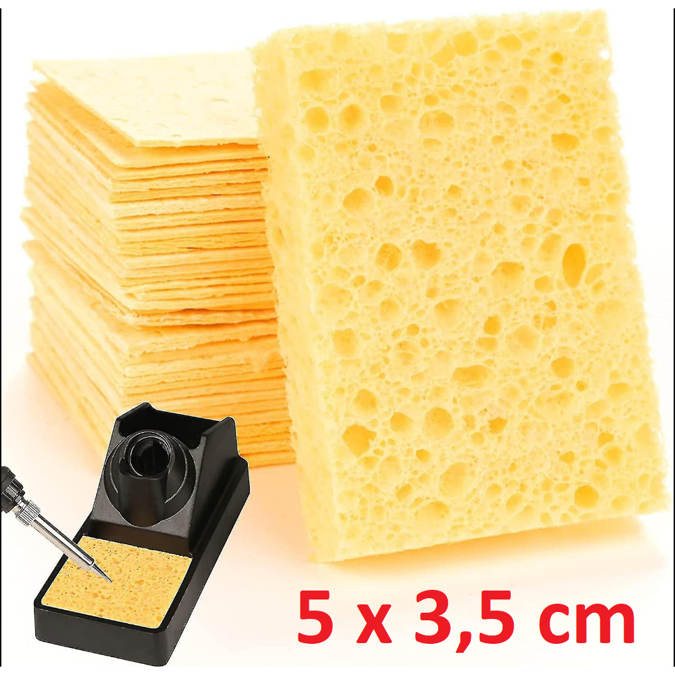 Jual Spon Spons Busa Sponge Cleaner PEMBERSIH MATA SOLDER 5 x 3,5 cm ...