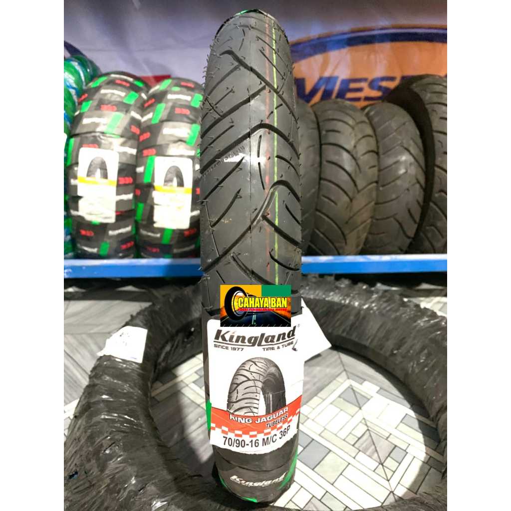 Jual BAN MOTOR KINGLAND 70/90-16 80/90-16 TUBELESS DAN BAN IRC 70/90-16 ...