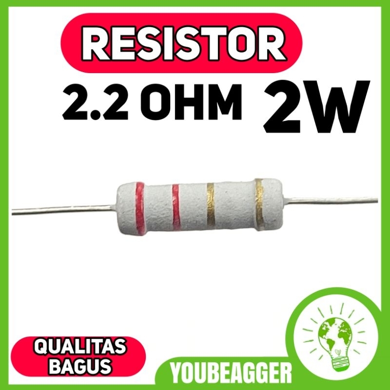 Jual Resistor 2.2 ohm 2W | Shopee Indonesia