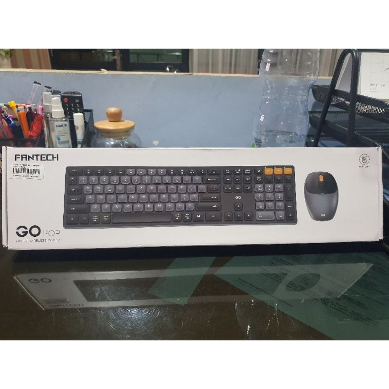 Jual Fantech GO Pop Office Keyboard Wireless Combo GO WK895 | Shopee Indonesia