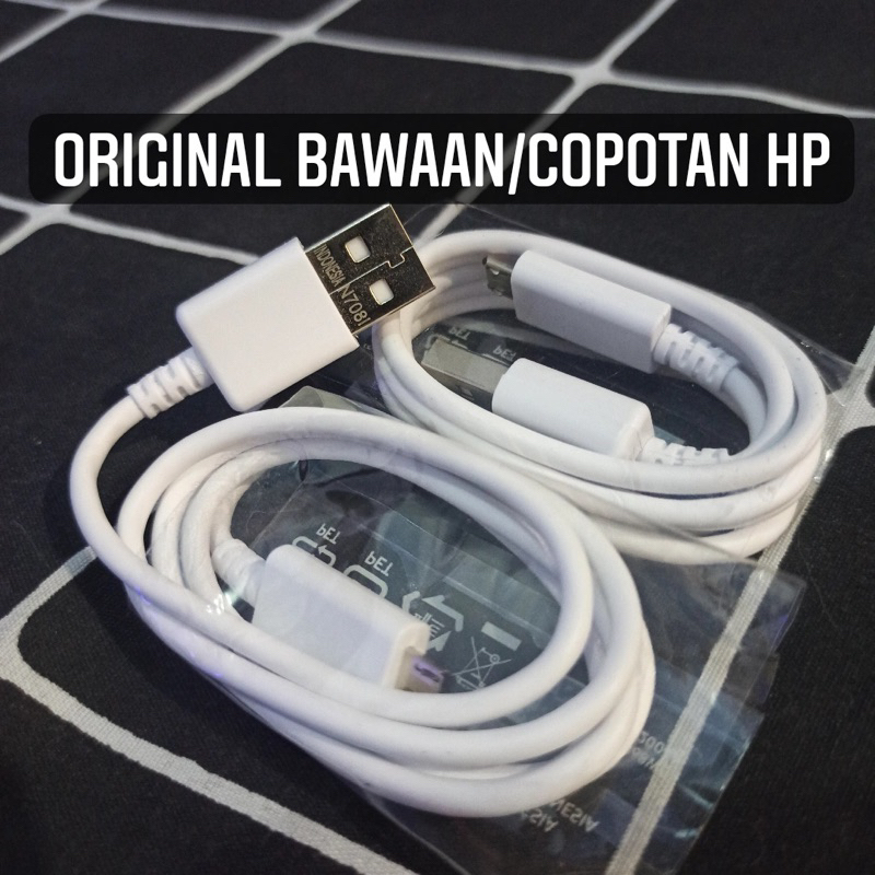 Jual Kabel Original Samsung 100% Bawaan/Copotan Hp Mikro Usb Fast Charging | Shopee Indonesia