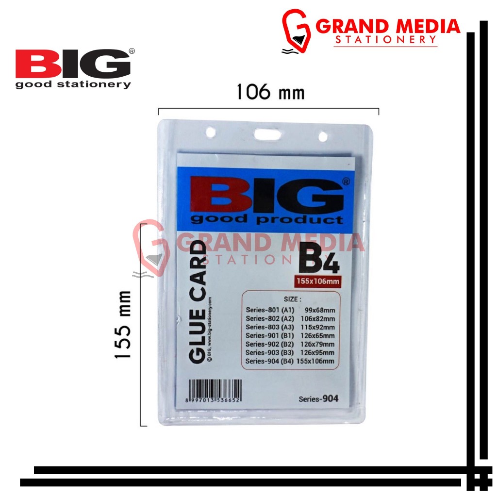Jual [GRAND MEDIA] GLUE CARD / ID CARD MIKA / NAME TAG MIKA BIG B4 ...