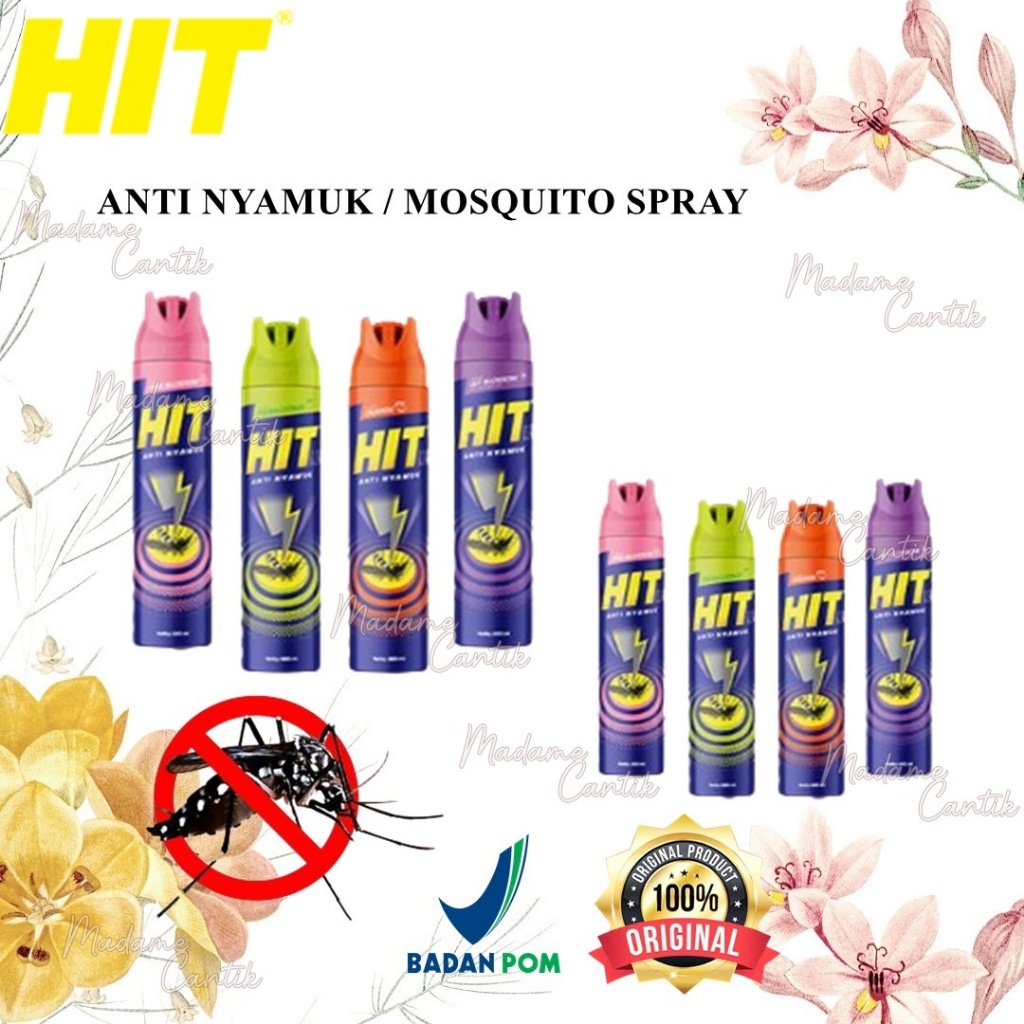 Jual MADAME HIT ANTI NYAMUK MOSQUITO SPRAY OBAT NYAMUK & SERANGGA ...