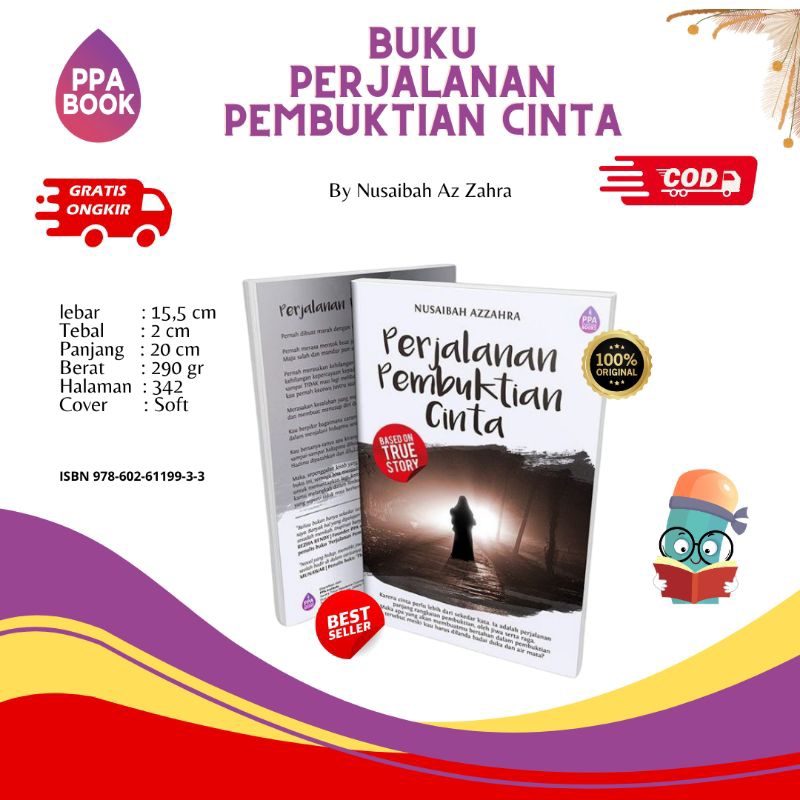 Jual buku perjalanan pembuktian cinta by nusaibah azzahra original ppa ...