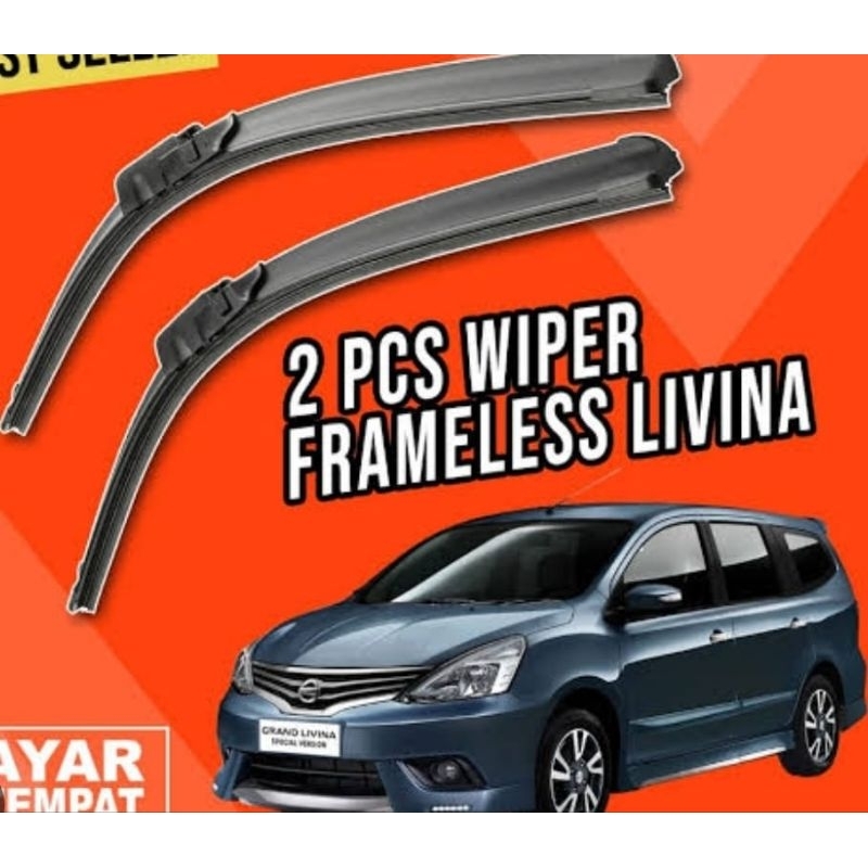 Jual Wiper Kaca Depan Nisan Grand Livina 1 Pasang 2 Buah Shopee