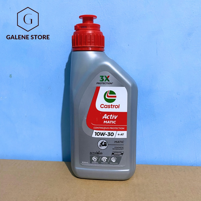 Jual CASTROL ACTIV MATIC 10W30 800ML OLI MOTOR MATIC | Shopee Indonesia