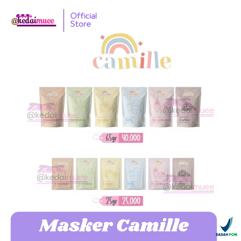 Jual Masker Camille 25gr 65gr | Masker Wajah | Shopee Indonesia