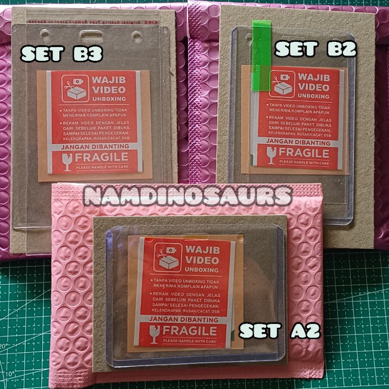 Jual set packing photocard with bubblemailer | Shopee Indonesia