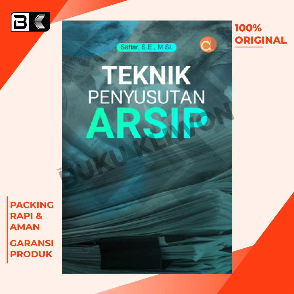 Jual Buku Teknik Penyusutan Arsip - Sattar 2023 | Shopee Indonesia