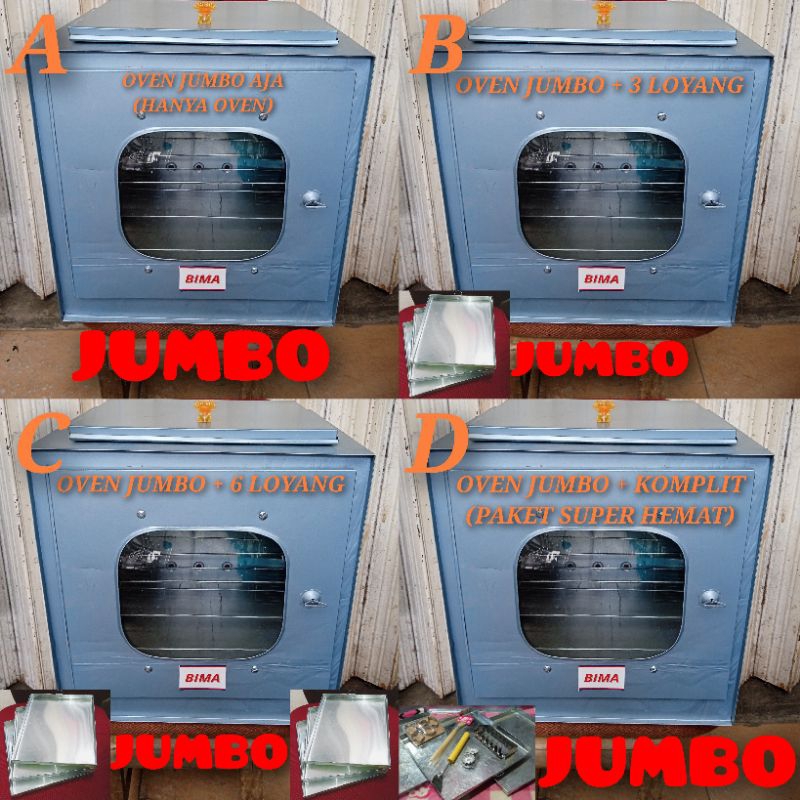 Jual [BIMA CENTER] OVEN JUMBO OVEN TANGKRING BESAR OVEN BIMA 3 TINGKAT ...