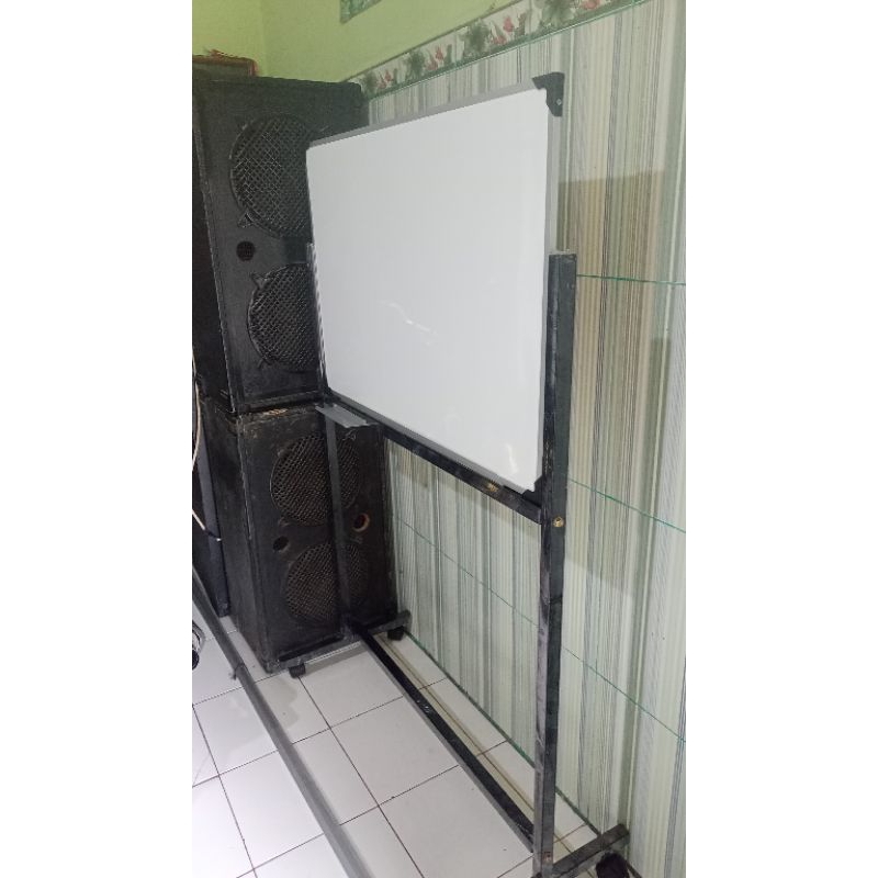 Jual Papan Tulis Whiteboard Standing 60x90 cm | Shopee Indonesia