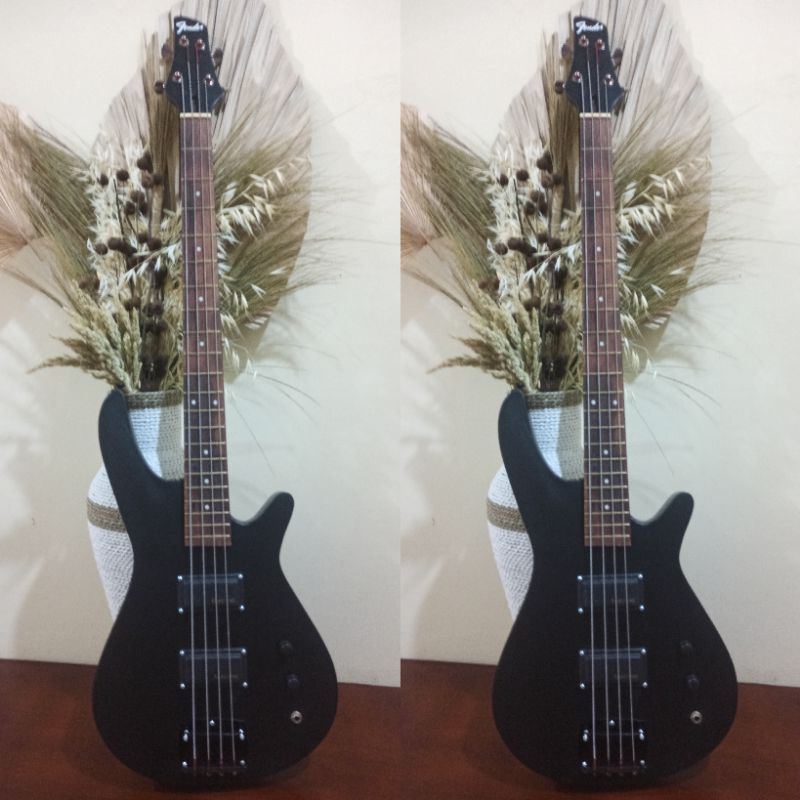 Jual gitar elektrik BAS FENDER (GRATIS PEKING KAYU) | Shopee Indonesia