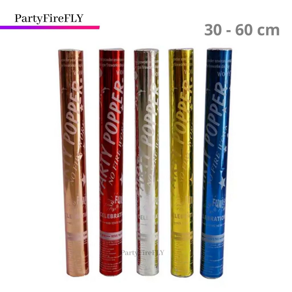 Jual Party popper / confetti / konfeti / confeti 30 CM 40 CM 50 cm 60CM ...