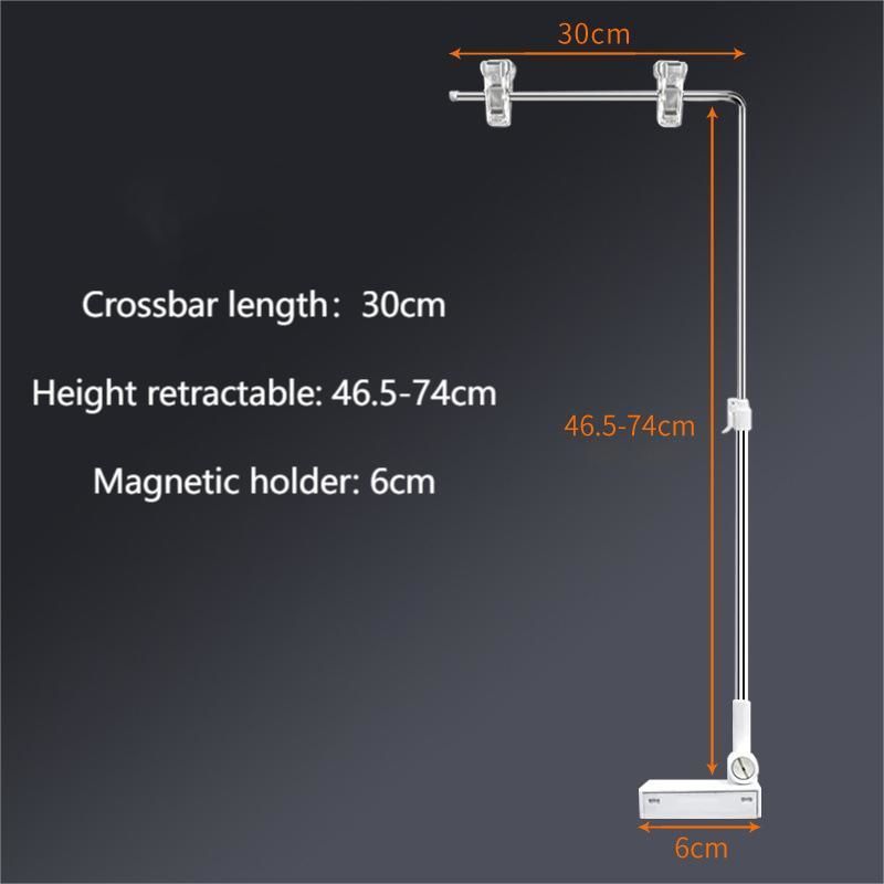 Jual Display Banner Stand Magnet Pop Display Meja Adjustable Tinggi ...