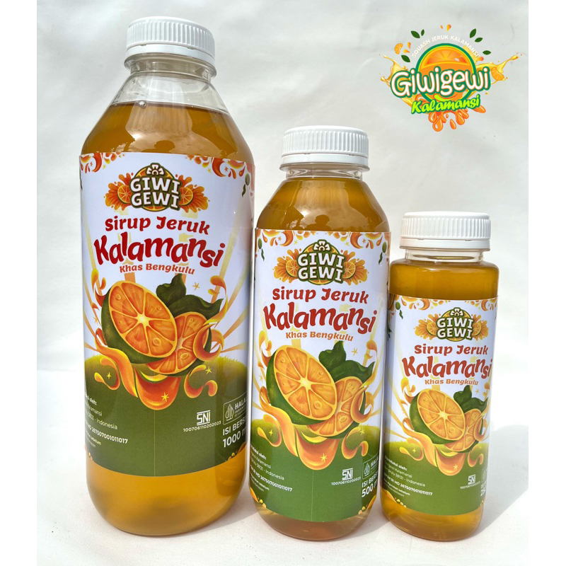 Jual PAKET 3 VARIAN SIRUP KALAMANSI / SIRUP JERUK KUNCI /JERUK SONGKIT ...