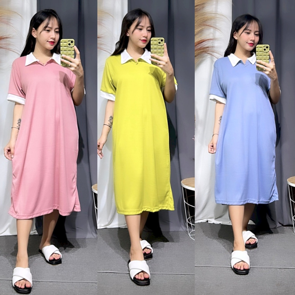 Jual RX FASHION - CLARA DAILY DRESS WANITA / DENA TUNIK KNIT HORNET ...