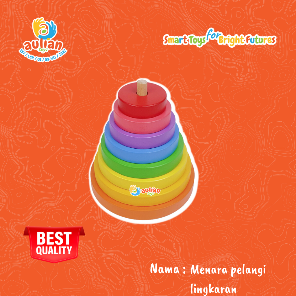 Jual MAINAN ANAK/ MAINAN EDUKASI - MENARA LINGKARAN | Shopee Indonesia