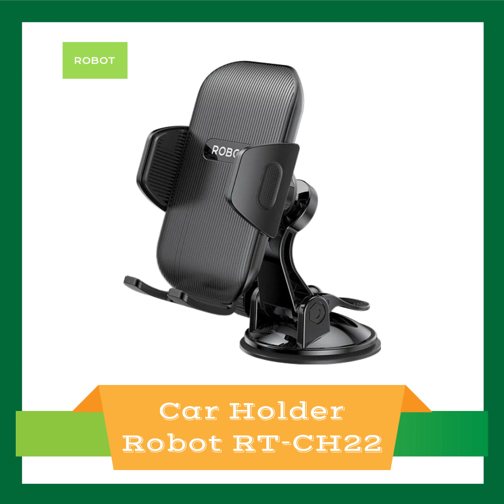 Jual Car Holder Mobil Dashbord Robot RT-CH22 Black | Shopee Indonesia