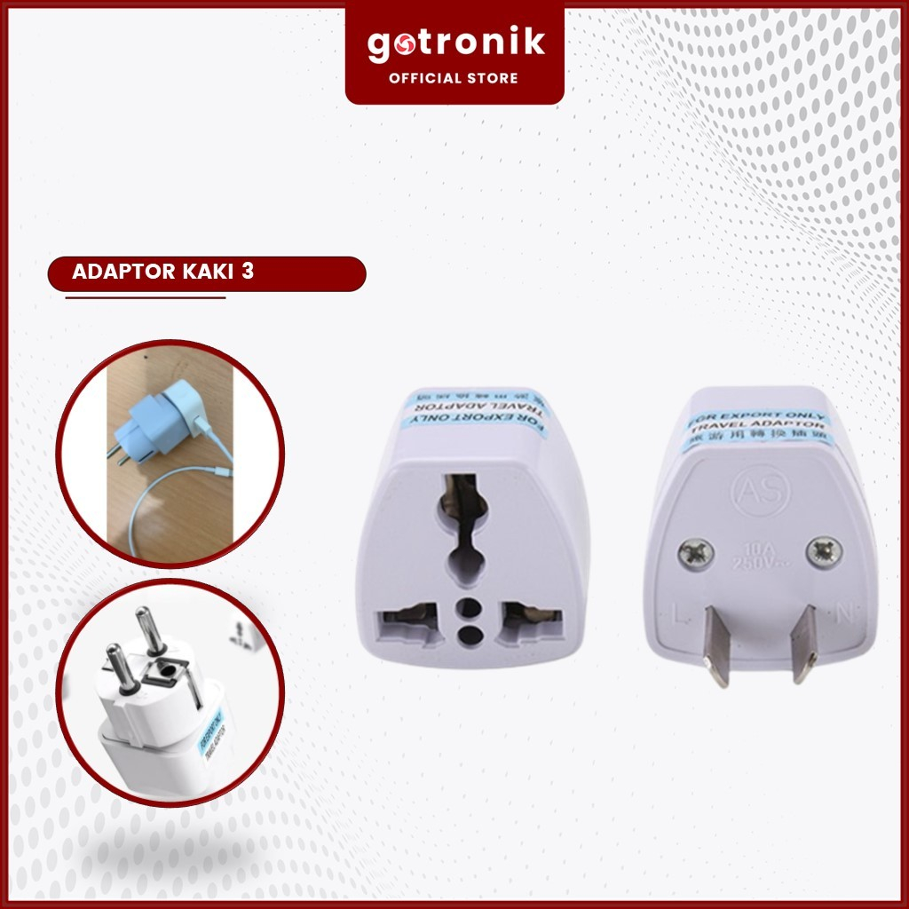 Jual Travel Adaptor Multi Plug Charger Kaki 3 UK US AU To EU Over ...