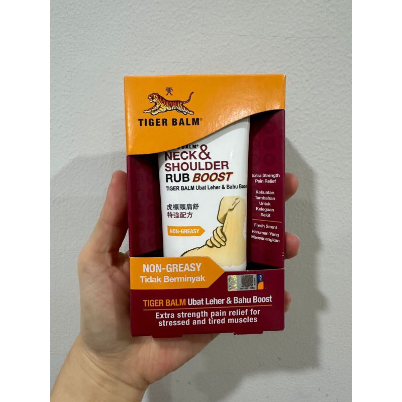 Jual Tiger balm neck & shoulder rub boost 50 gr | Shopee Indonesia