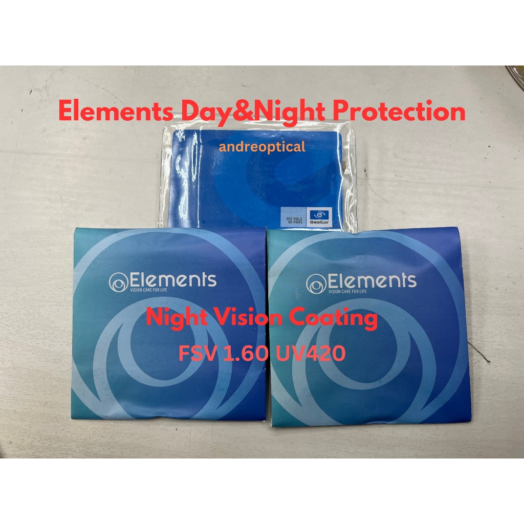 Jual Lensa Kacamata Blue Ray + Drive Essilor Elements Day & Night ...