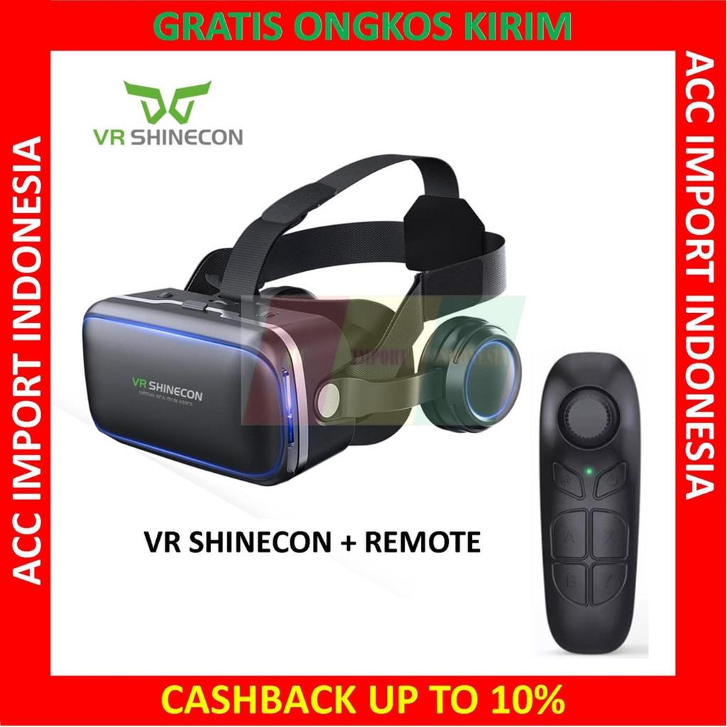 Jual VR BOX Virtual Reality Shinecon 6.0 With Remote Control 3D Glasses ...