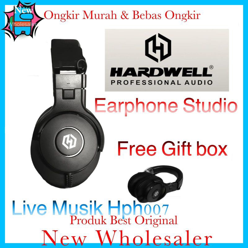 Jual Earphone Hardwell Studio Musik Hph007 original resmi Garansi baru | Shopee Indonesia