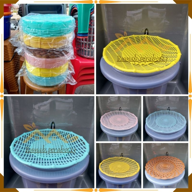 Jual Piring Rotan Plastik Lusinan 12 Pcs / Piring Rotan Anyaman Plastik ...