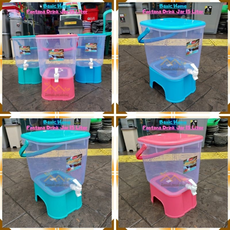 Jual BASIC HOME LION STAR Drink Jar 15 Liter Fontana / Dispenser Air ...