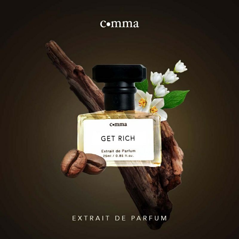 Jual Comma Extrait de Parfum - Get Rich | For Woman | Shopee Indonesia