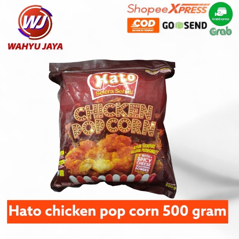 Jual hato chicken pop corn 500 gram | Shopee Indonesia