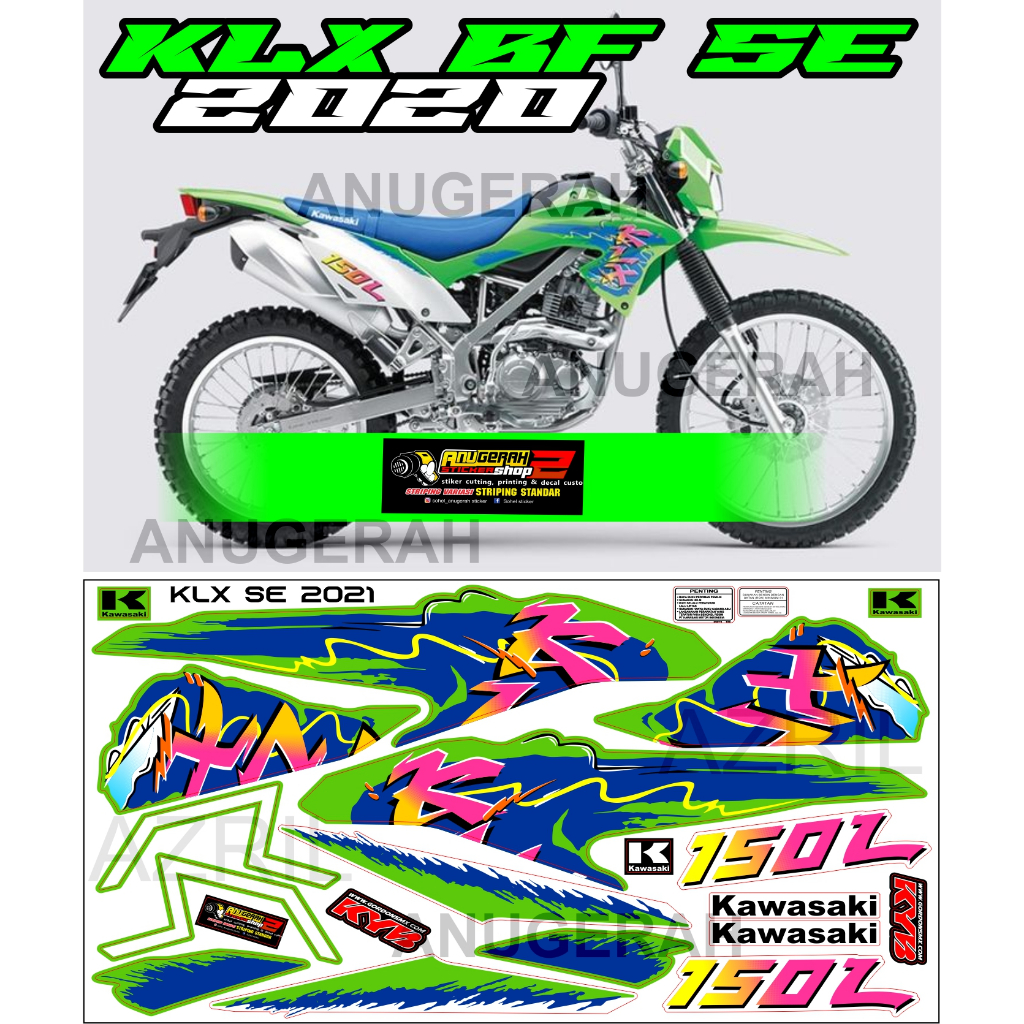 Jual Sticker Striping KLX 150L SE 2020 | Shopee Indonesia