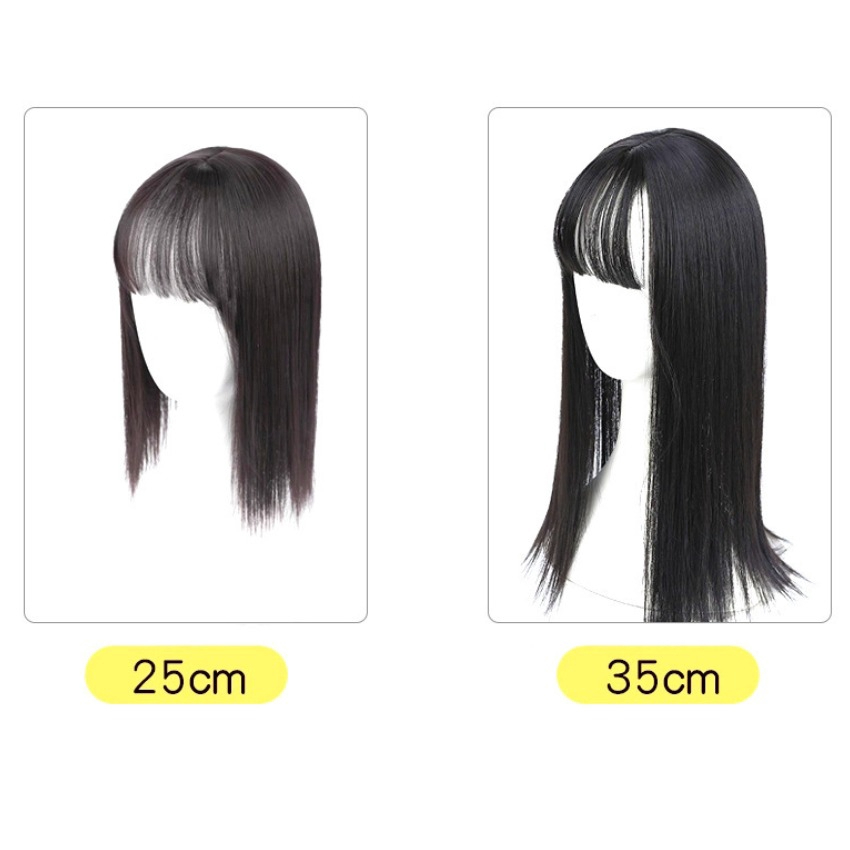 Jual RSW WIG TOUPEE 001 LURUS 25CM 35CM / PENUTUP BOTAK / PENAMBAH ...