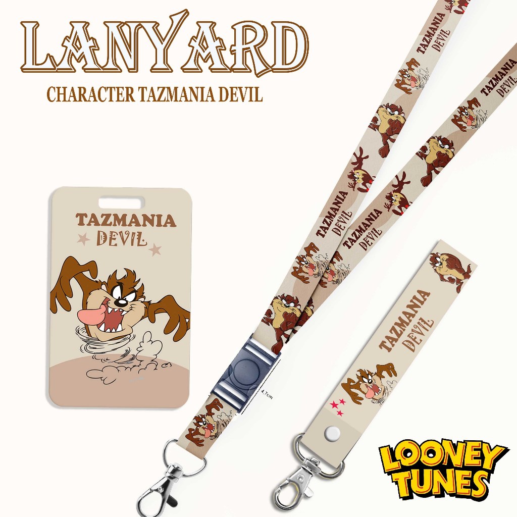 Jual STRAP LANYARD CARD HOLDER Tazmania Devil Gantungan Kunci ...