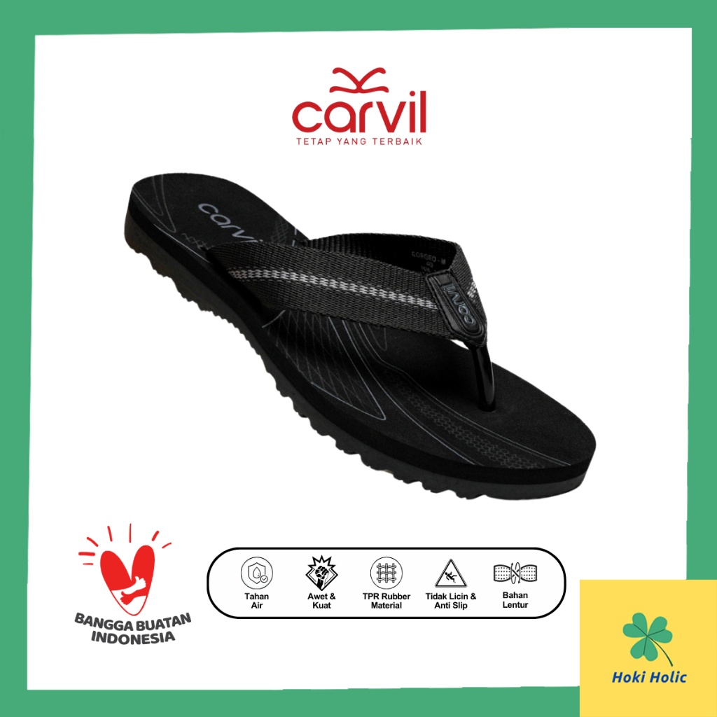 Jual Sandal Carvil Tipe Ludwig Maximo - Sandal Jepit Pria Carvil ...