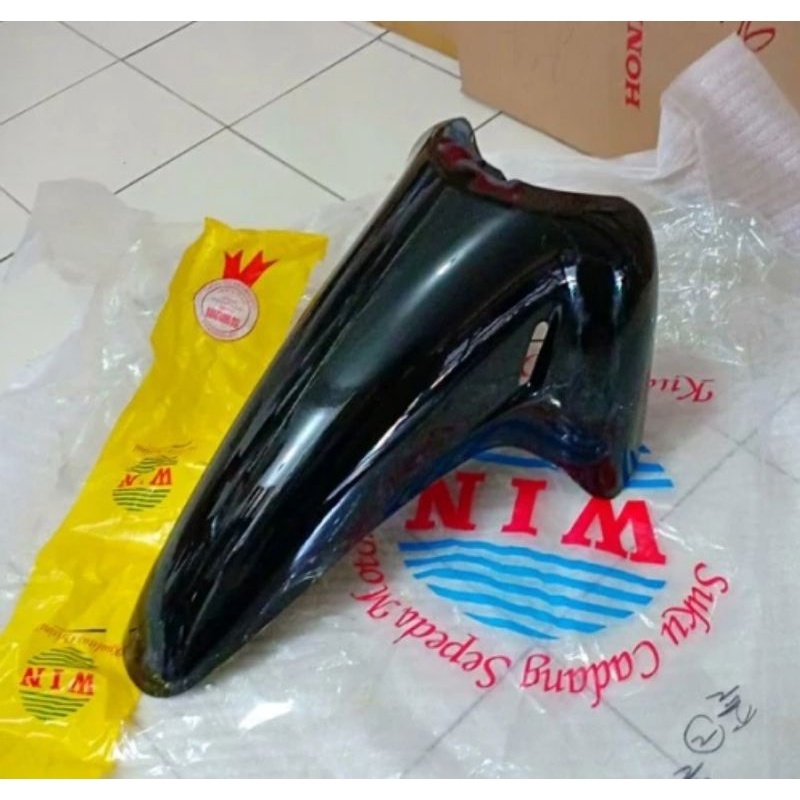 Jual spakbor depan karisma x hitam kph merk win | Shopee Indonesia