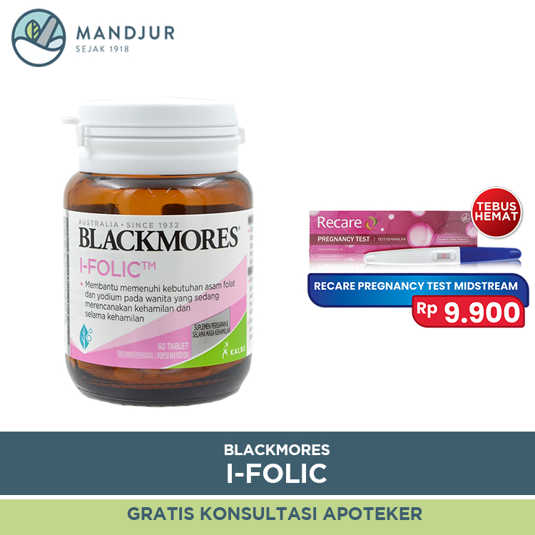 Jual Blackmores I-Folic - Isi 60 Tablet | Shopee Indonesia
