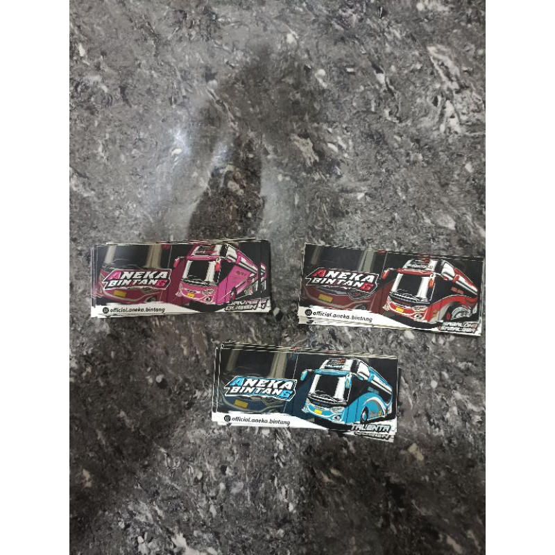 Jual stiker bus aneka bintang asli isi 35 stiker | Shopee Indonesia