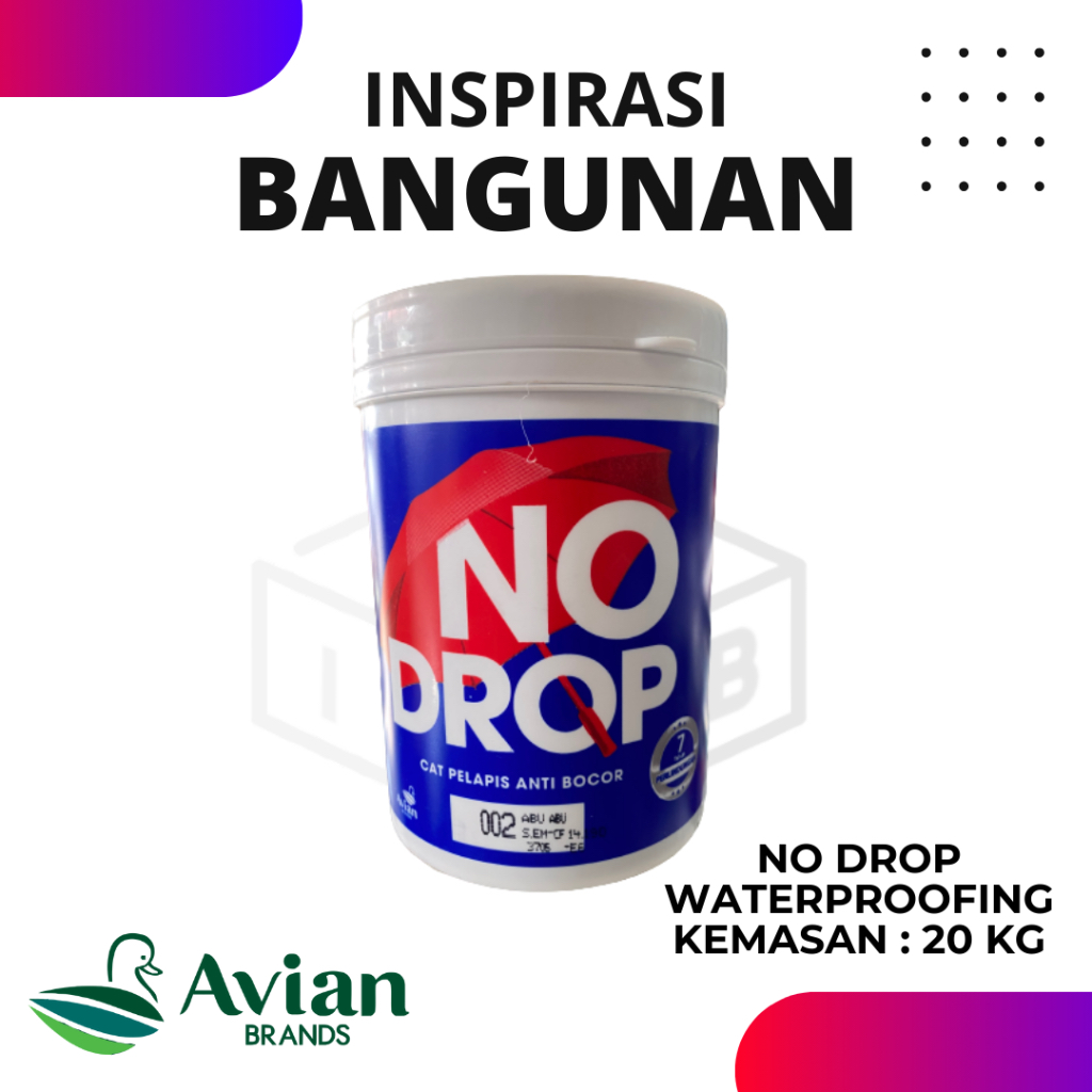 Jual No Drop / Nodrop - Cat Pelapis Anti Bocor 20 Kg Nodrop 20kg ...