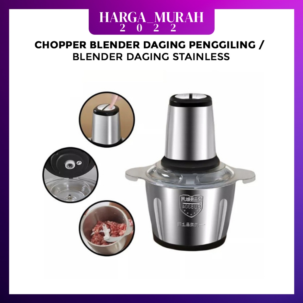 Jual CHOPPER BLENDER DAGING PENGGILING/BLENDER DAGING STAINLESS ...