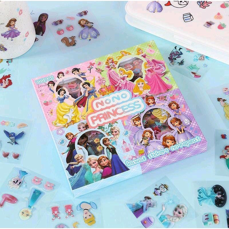 Jual [PSS] STIKER NONO PRINCESS ELSA ANNA ISI 100 LEMBAR | STIKER VIRAL ...