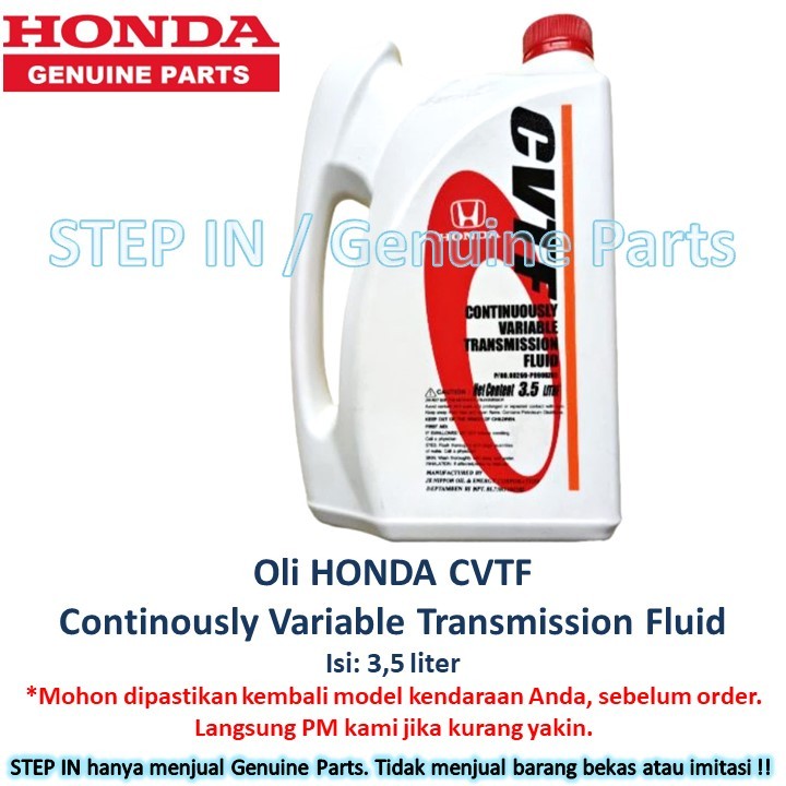 Jual Oli mobil Honda CVTF automatic Transmission original asli baru ...