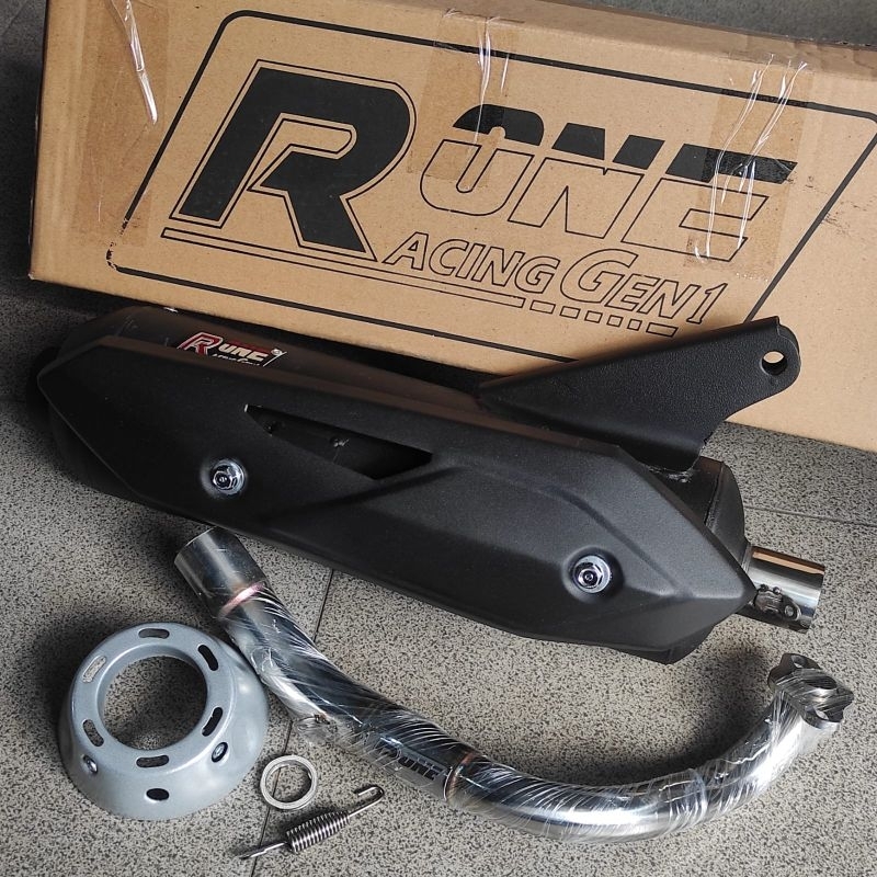 Jual knalpot racing R ONE knalpot mio sporty knalpot mio smile knalpot ...
