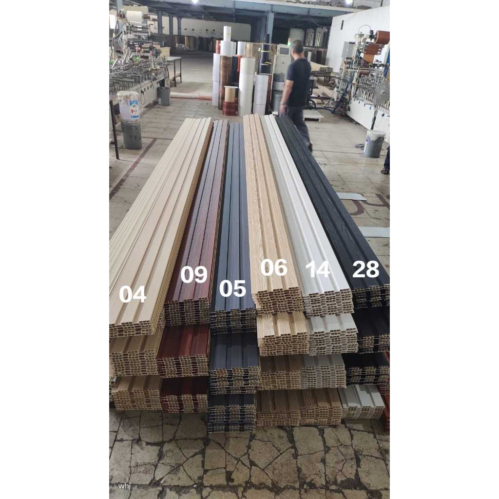 Jual Wall Panel Bahan WPC TERBARU MURAHH !!! tebal 1cm | Shopee Indonesia