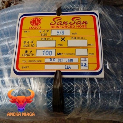 Jual ANEKA- SELANG AIR SELANG BENANG SANSAN 5/8 INCH X 100 METER ROLAN BESAR | Shopee Indonesia