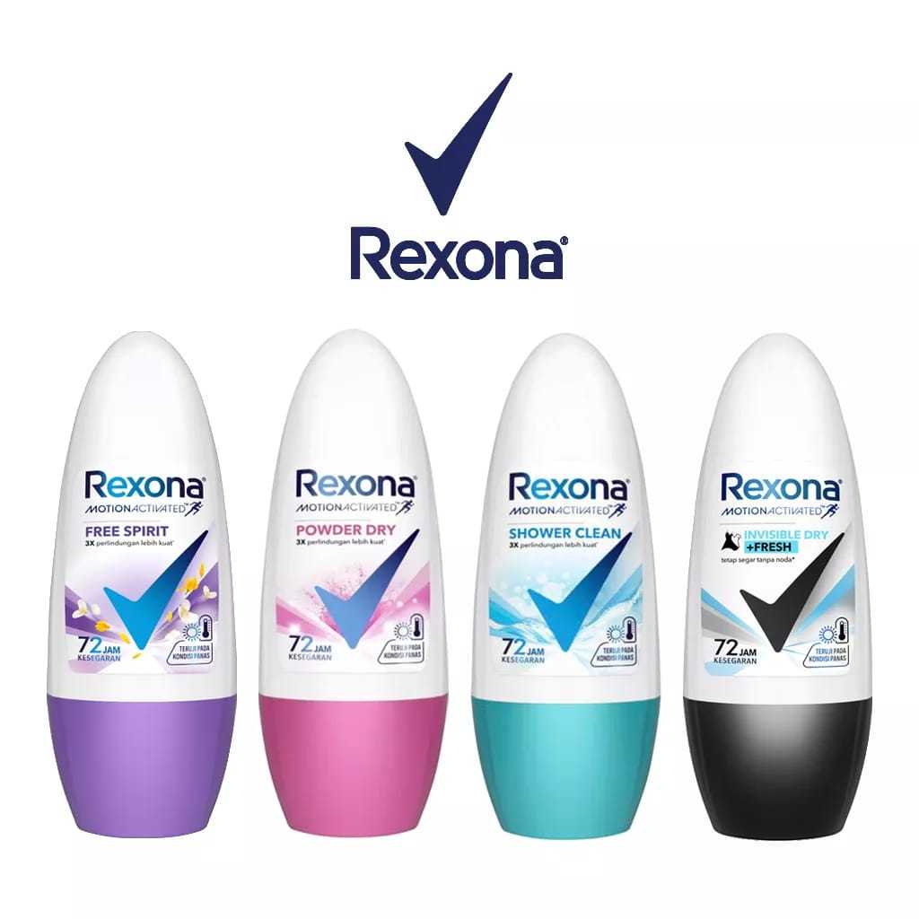 Jual Rexona Women Deodorant Roll On Antiperspirant 45Ml | Shopee Indonesia