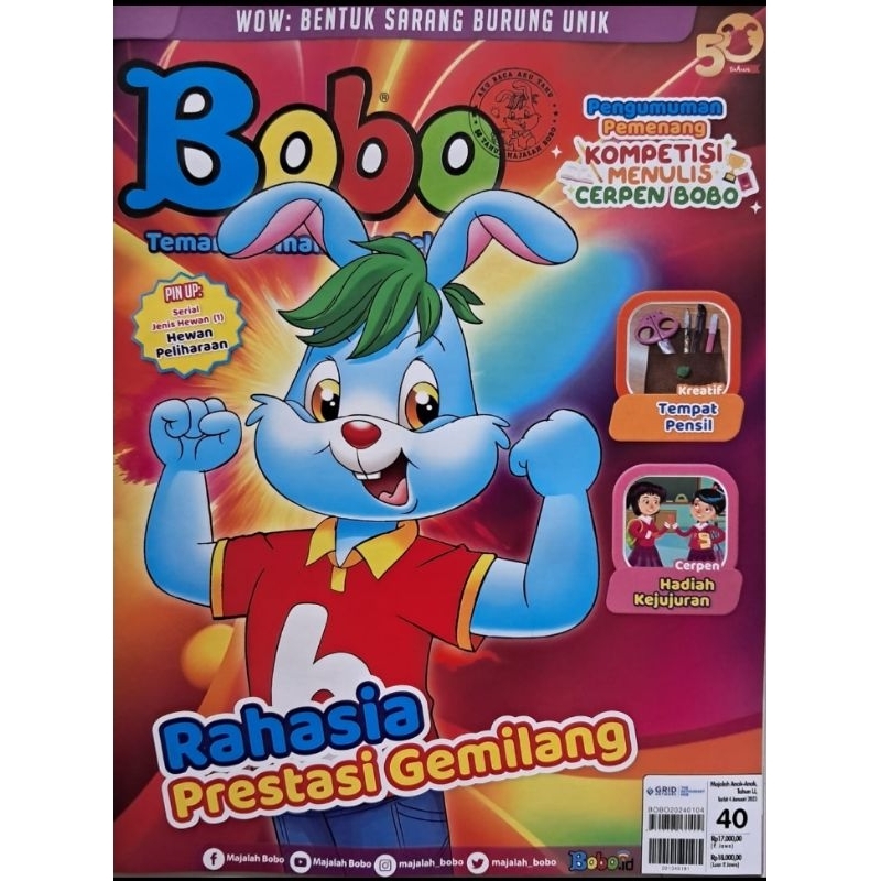 Jual Majalah Bobo Edisi 40 (Januari ) 2024 | Shopee Indonesia