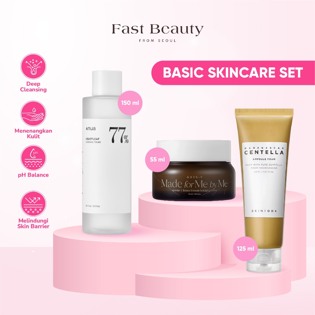 Jual FAST BEAUTY Basic Skincare Set | Shopee Indonesia